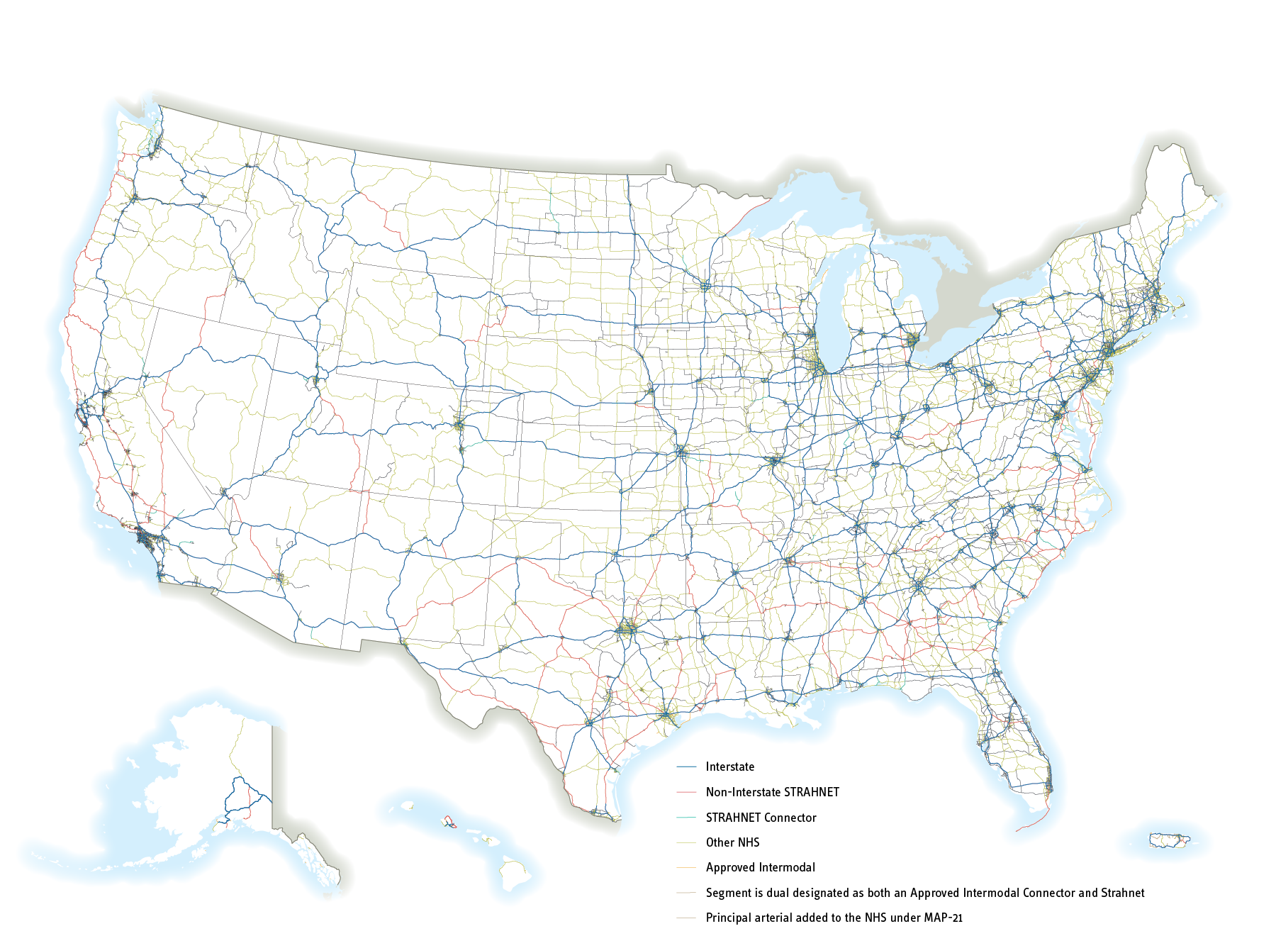 NHS Intermodal Connectors Principal Arterials 2022 | Bureau of ...
